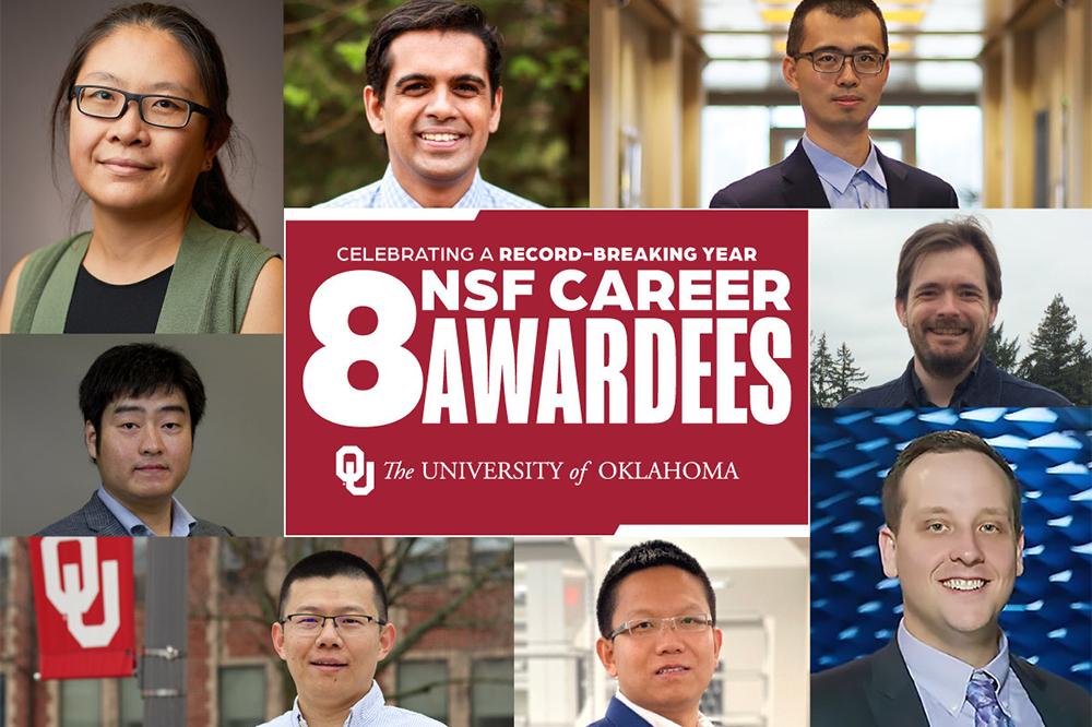 OU Breaks a Record with Eight NSF CAREER Awards in 2023